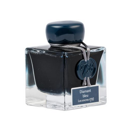 Encre Jacques Herbin 1798 Diamant Bleu – Encre bleu paillettes ...